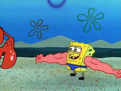 Musclebob Buffpants Arm Cruncher
