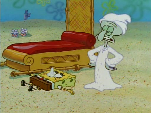 Spongebob Squarepants Squidward The Unfriendly Ghost