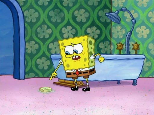 128b | Stuck in the Wringer | SpongeBob Captures
