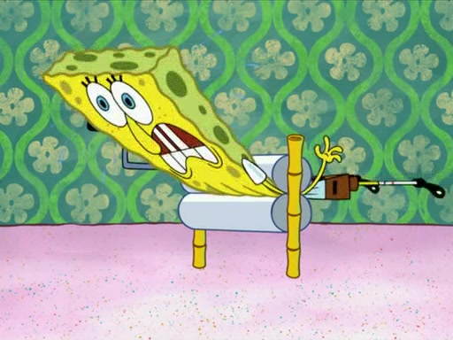 128b | Stuck in the Wringer | SpongeBob Captures